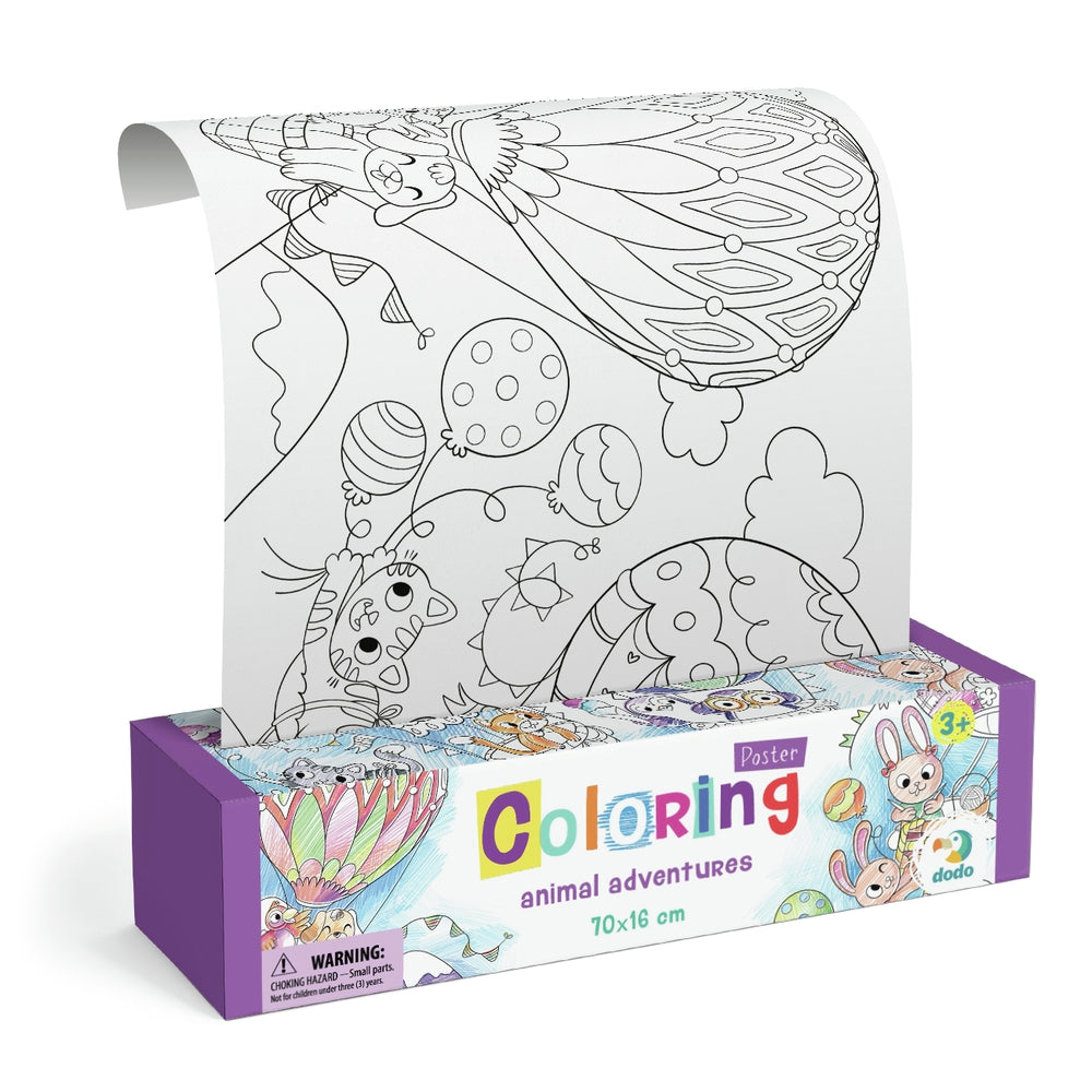Dodo Colouring Poster Animal Adventurers – Halilit