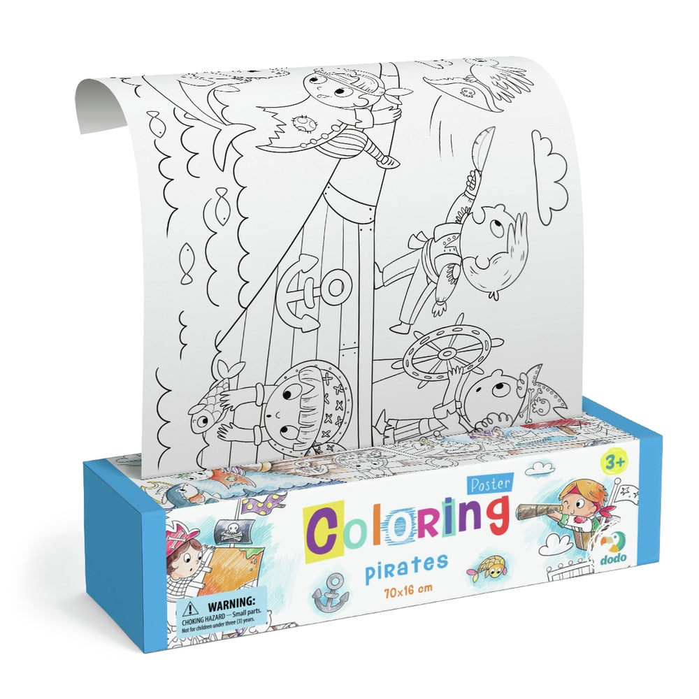 Dodo Colouring Poster Pirates – Halilit